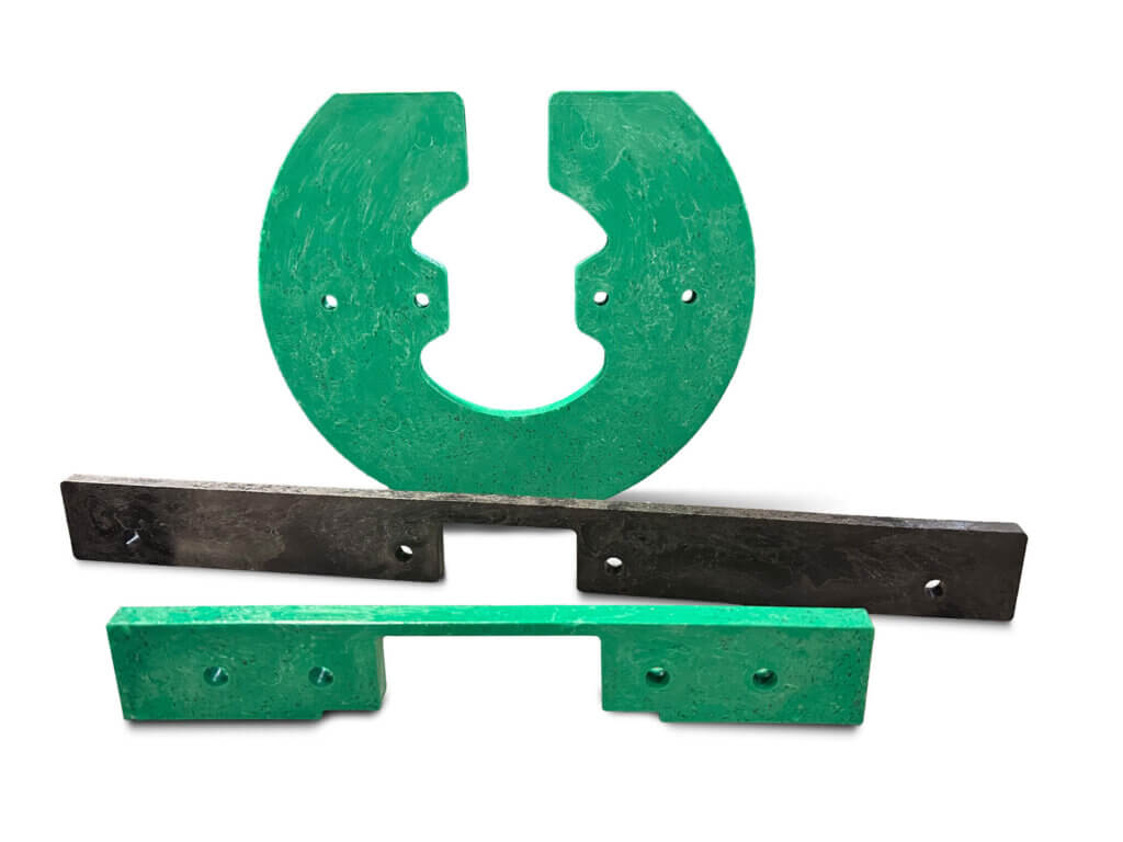 Injection Molded UHMW Drag Paddles - Diversified Plastics, Inc.
